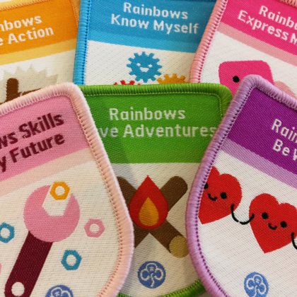 RAINBOW BADGE BOOK - Girlguiding Anglia