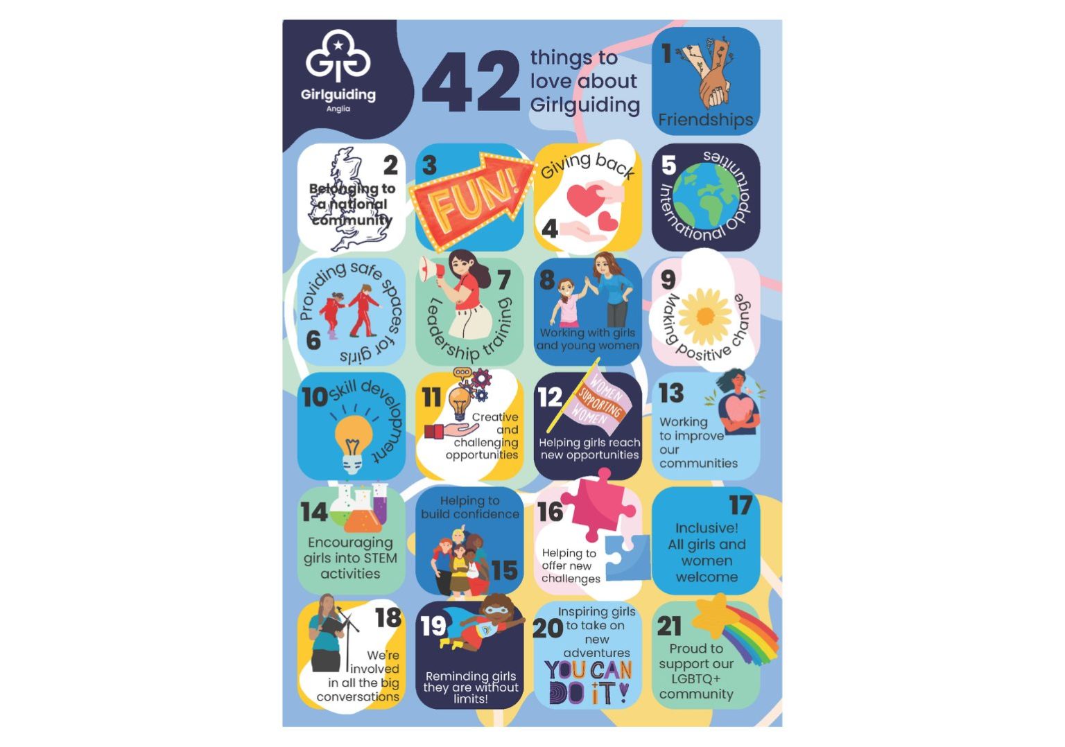 42 Things To Love About Girlguiding - Girlguiding Anglia