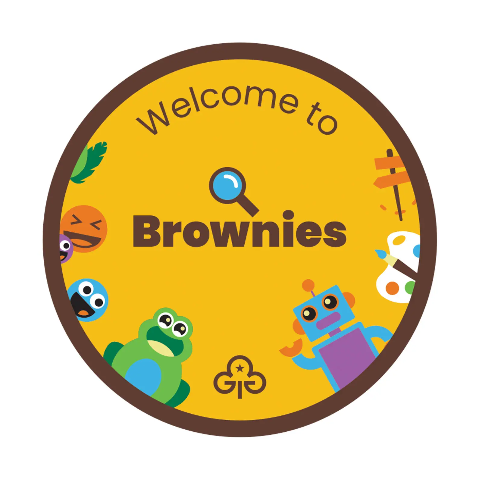 Girl Scout Brownies Logo