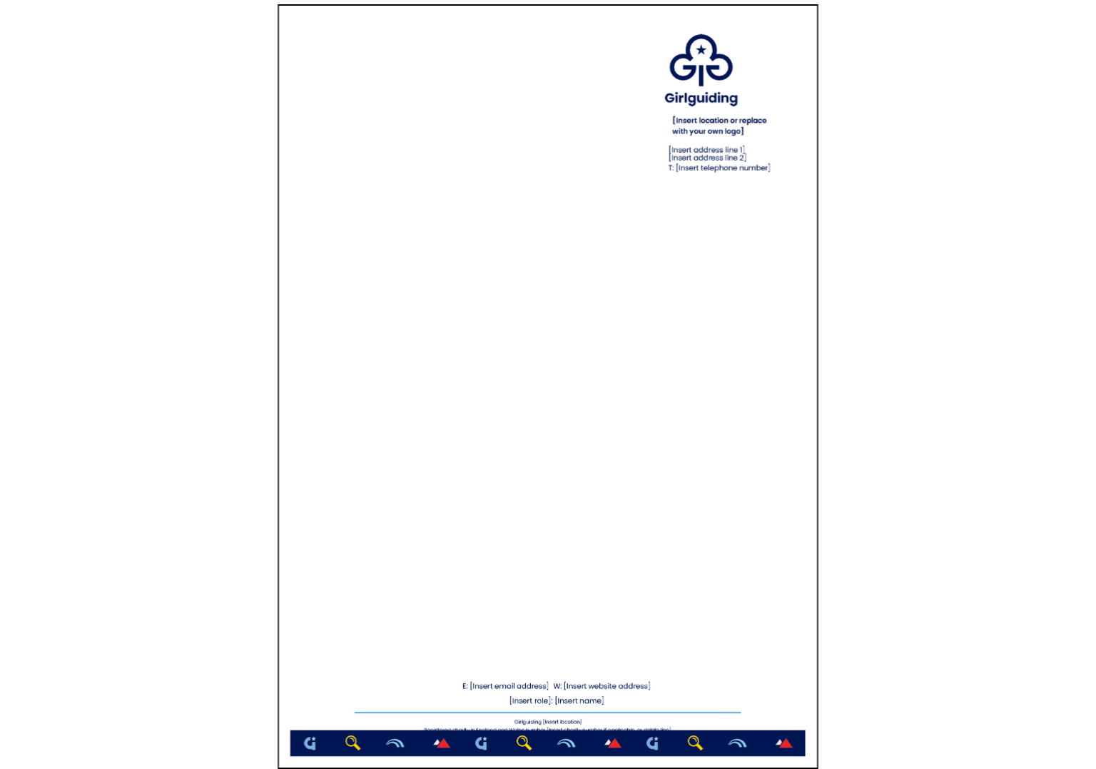 Generic Letterhead - Girlguiding Anglia