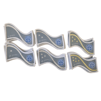 Leader long service woven badge - Girlguiding Anglia