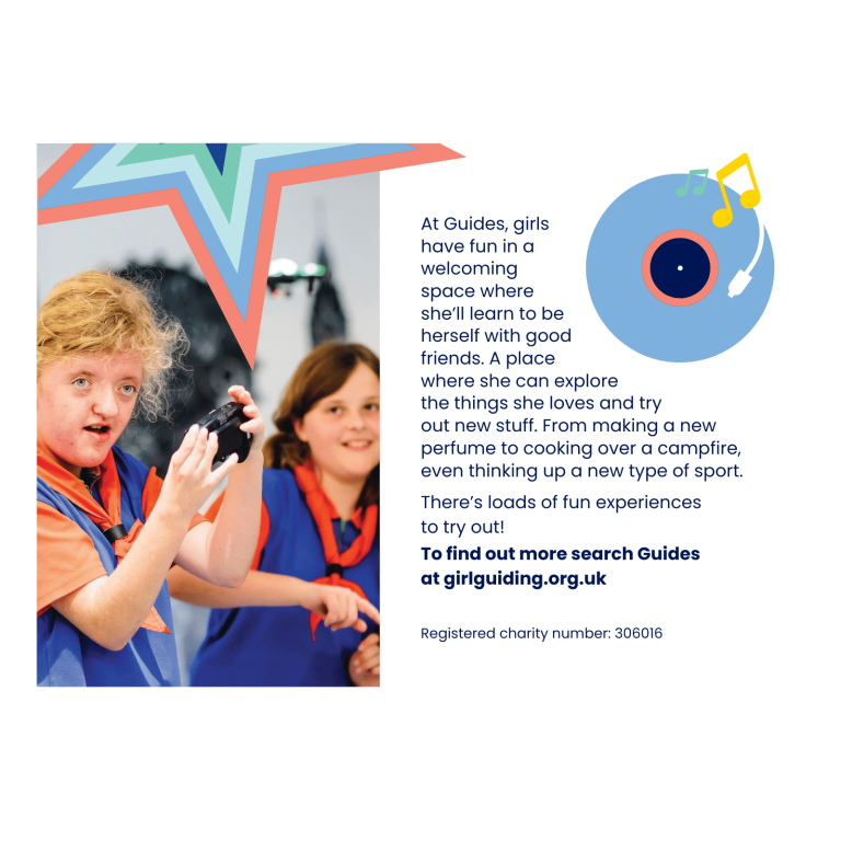 Guide postcards - 50 pack - Girlguiding Anglia