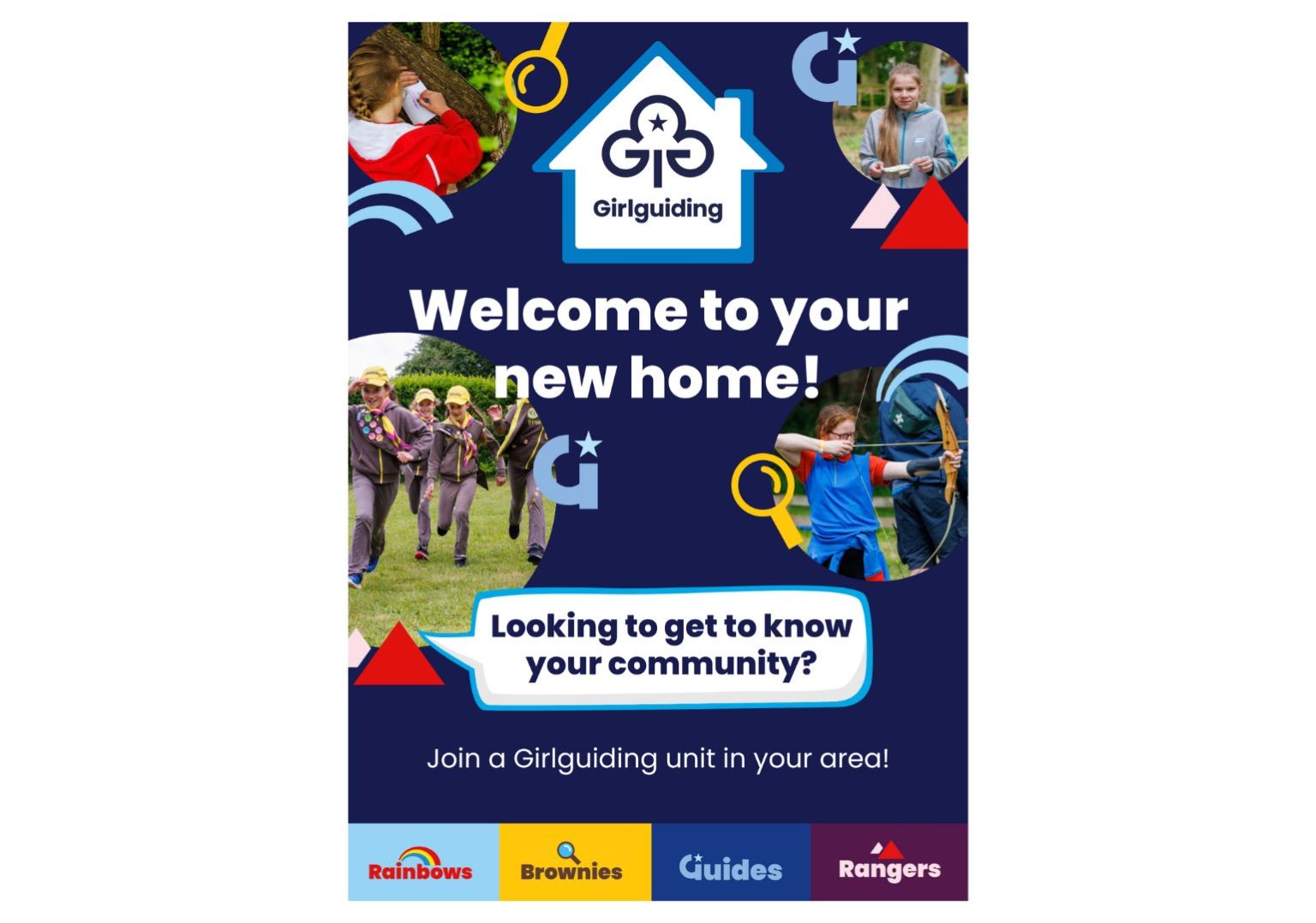 Editable girl new homes leaflet - Girlguiding Anglia