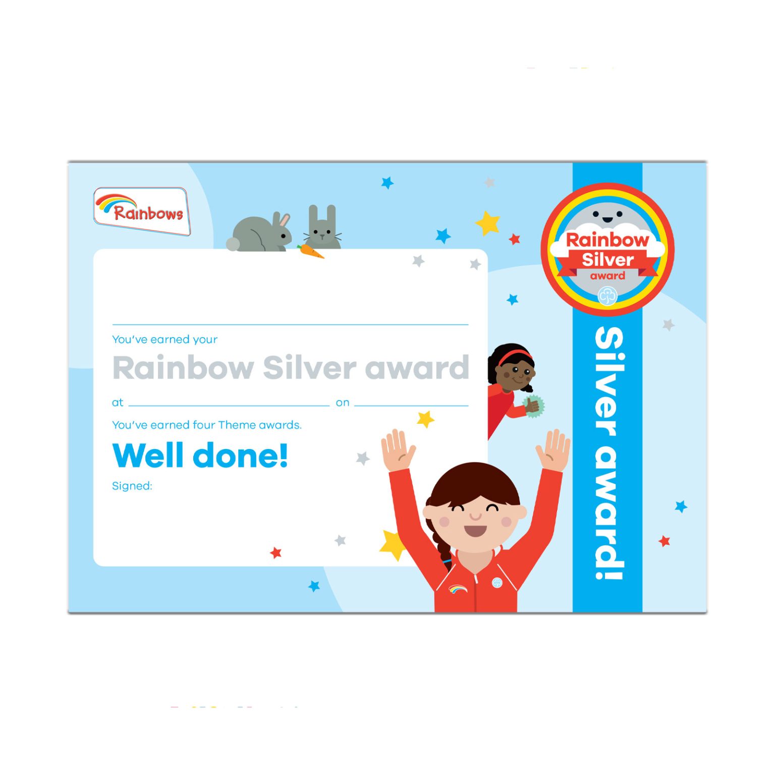Rainbow badge book - Girlguiding Anglia