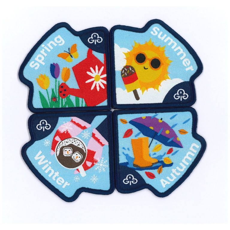 Spring - seasons badge - Girlguiding Anglia
