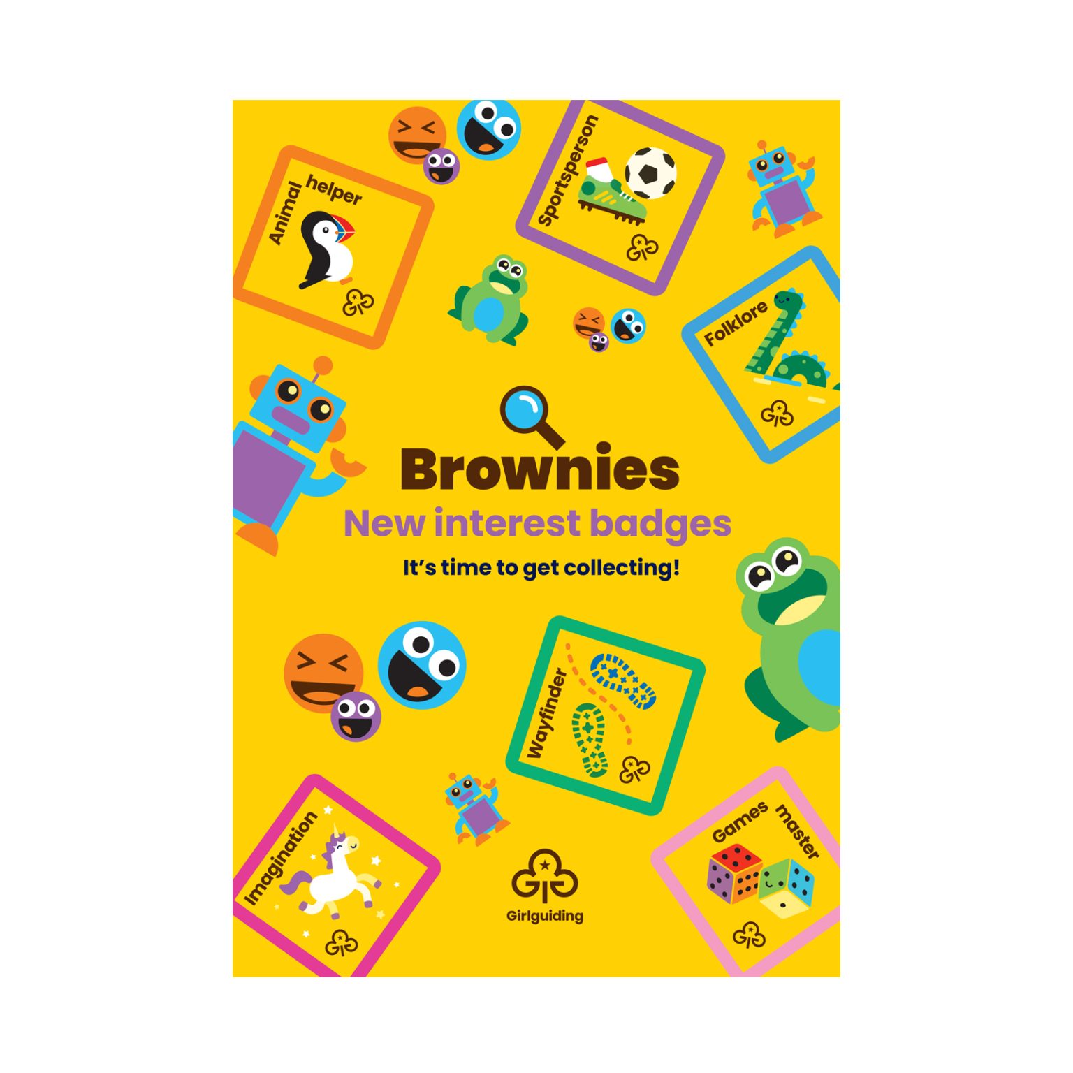 New interest badges and mini badge books - Girlguiding Anglia